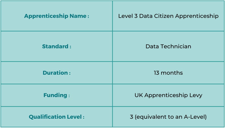 The Data Technician Apprenticeship: A Manager's Guide