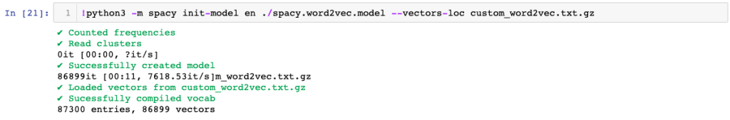 Word Embeddings in Python with Spacy and Gensim