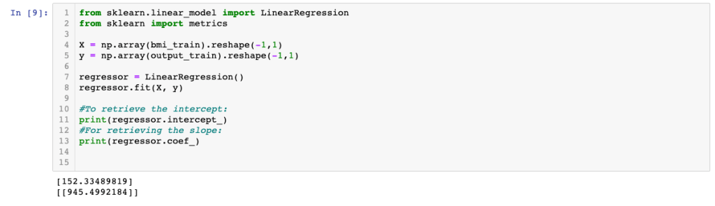 Predicting Diabetes Progression Based on BMI, Using Linear Regression